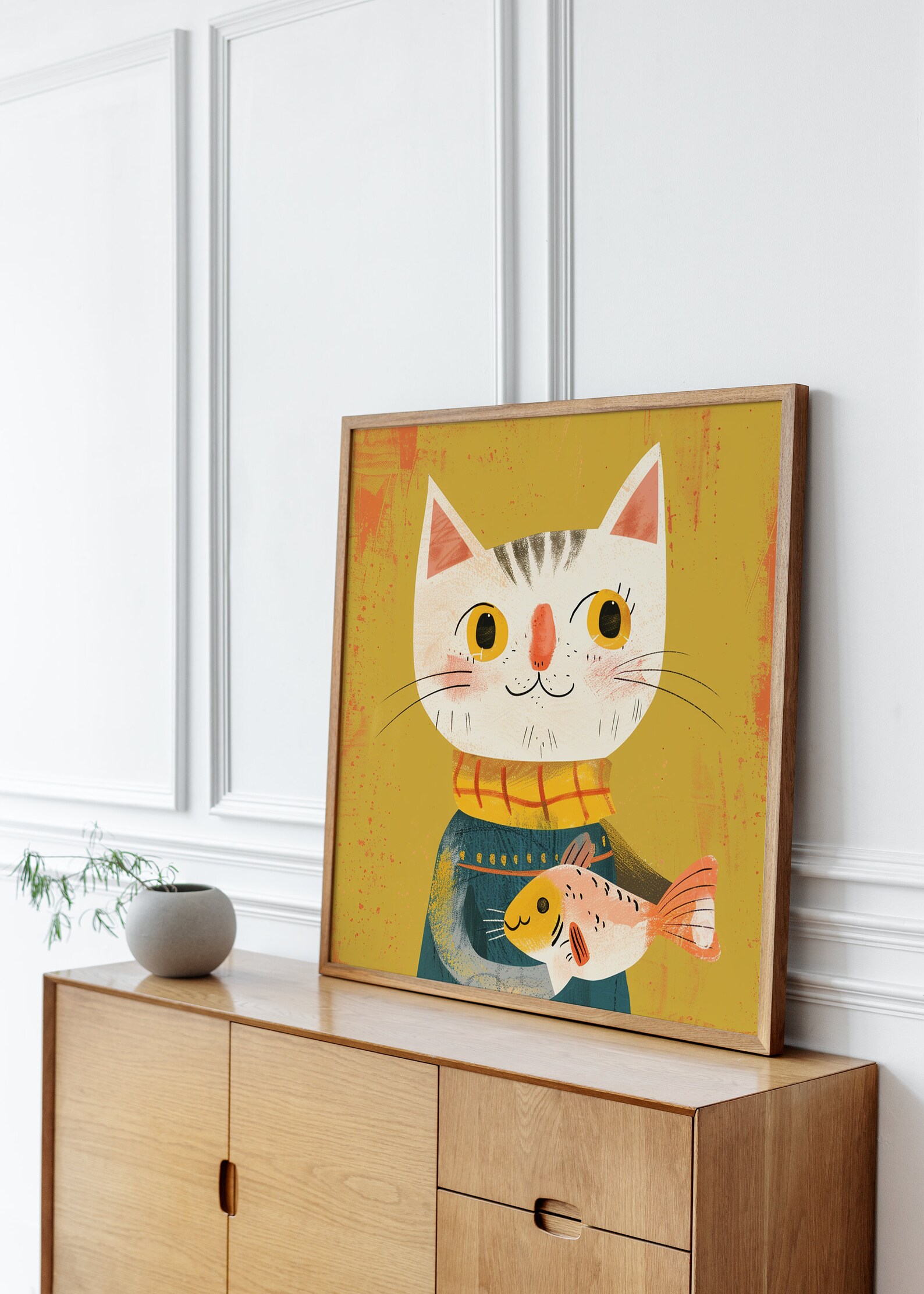 Cat Art Print, Cat Print, Cat Wall Art, Cat Wall Decor, Cat Wall ...