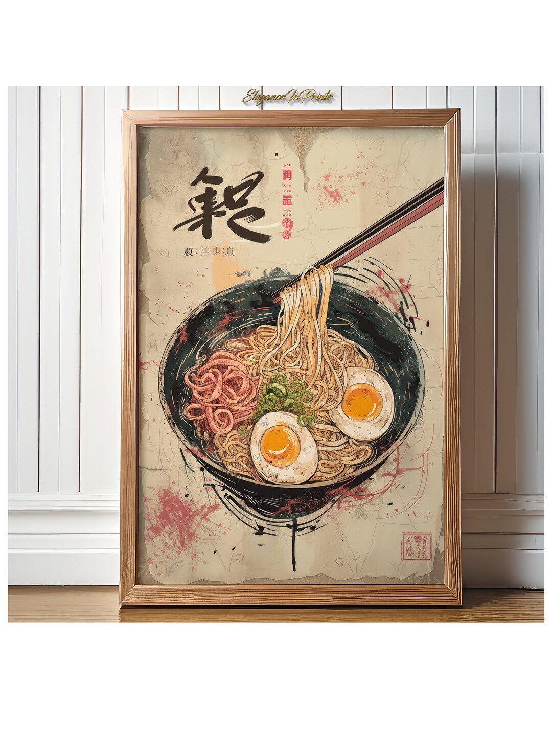 Ramen Poster, Japanese Poster, Ramen Wall Art, Japanese Print, Food ...