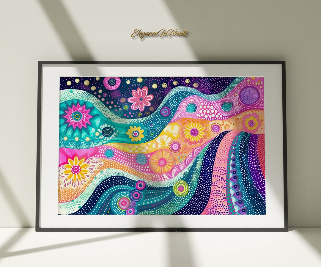 Aboriginal Wall Decor, Aboriginal Digital Art, Australian Aboriginal ...