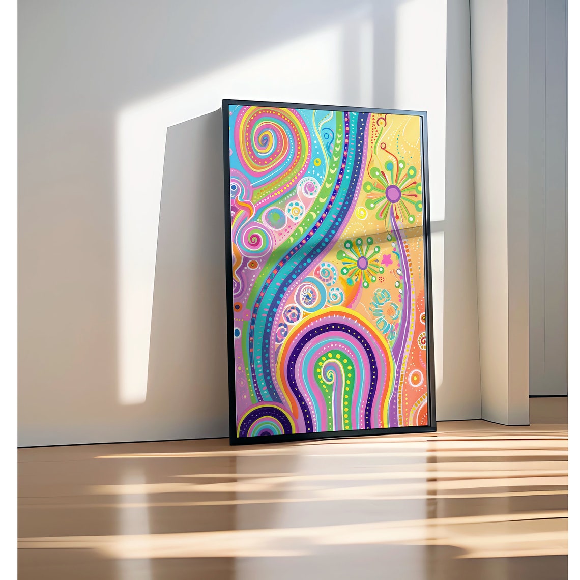 Aboriginal Wall Decor, Aboriginal Digital Art, Australian Aboriginal ...