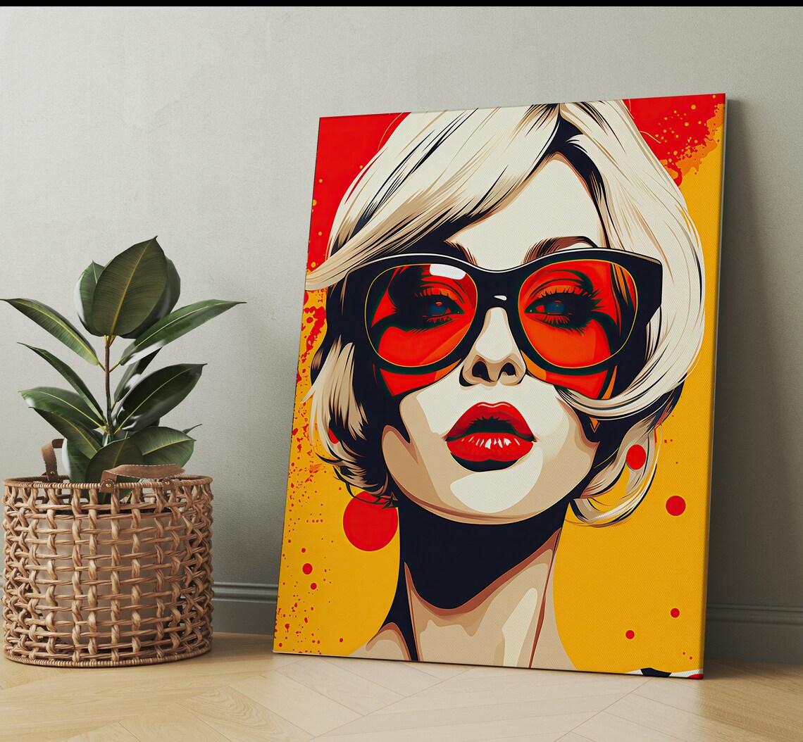 Pop Art Wall Art, Pop Art Print, Pop Art Wallpaper, Pop Culture Wall ...