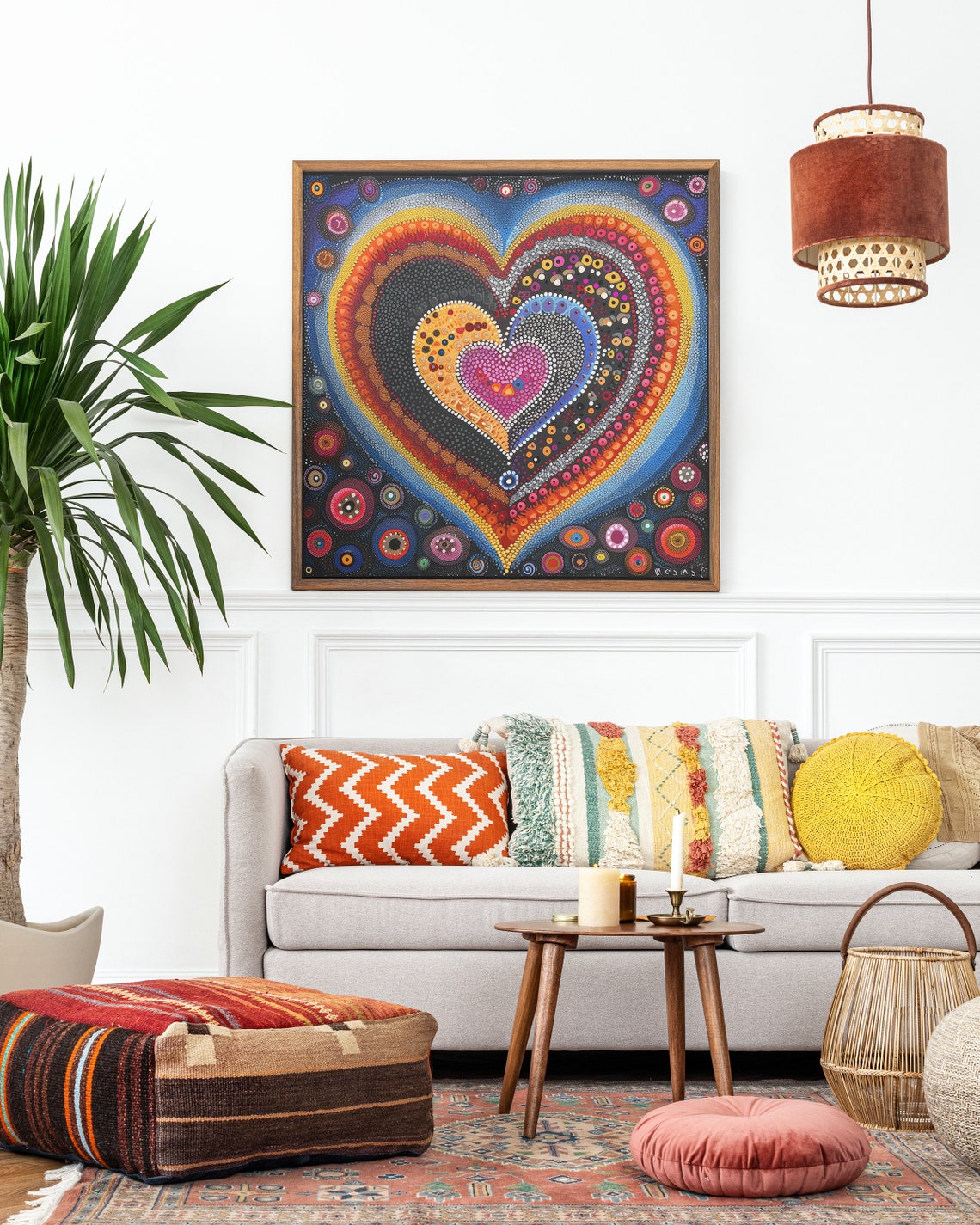 Aboriginal Wall Decor, Aboriginal Digital Art, Australian Aboriginal ...