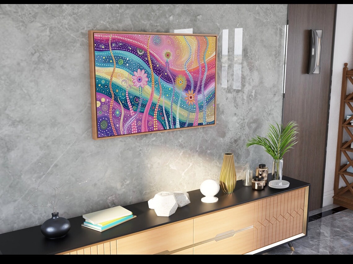 Aboriginal Wall Decor, Aboriginal Digital Art, Australian Aboriginal ...