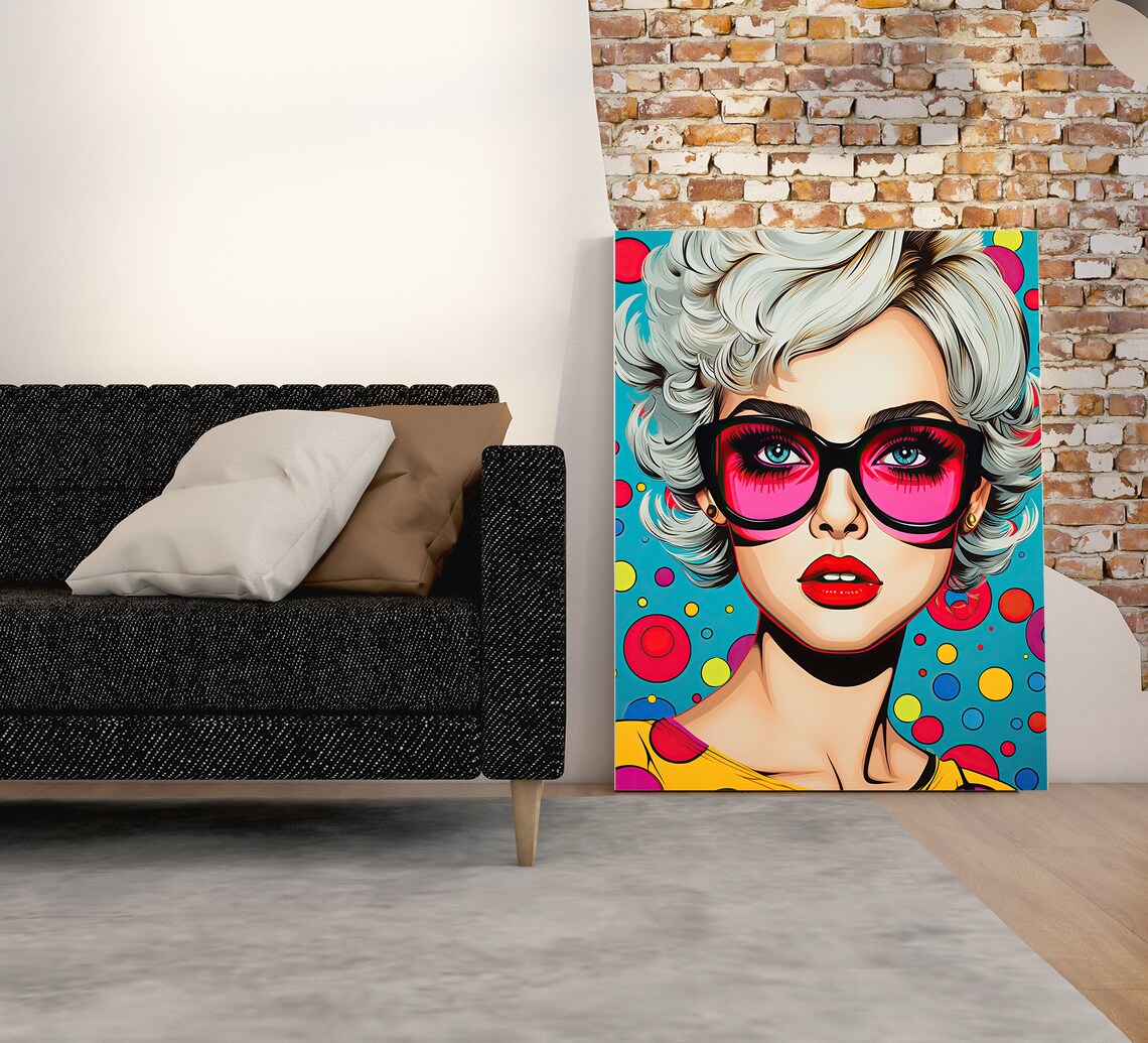 Pop Art Wall Art, Pop Art Print, Pop Art Wallpaper, Pop Culture Wall ...