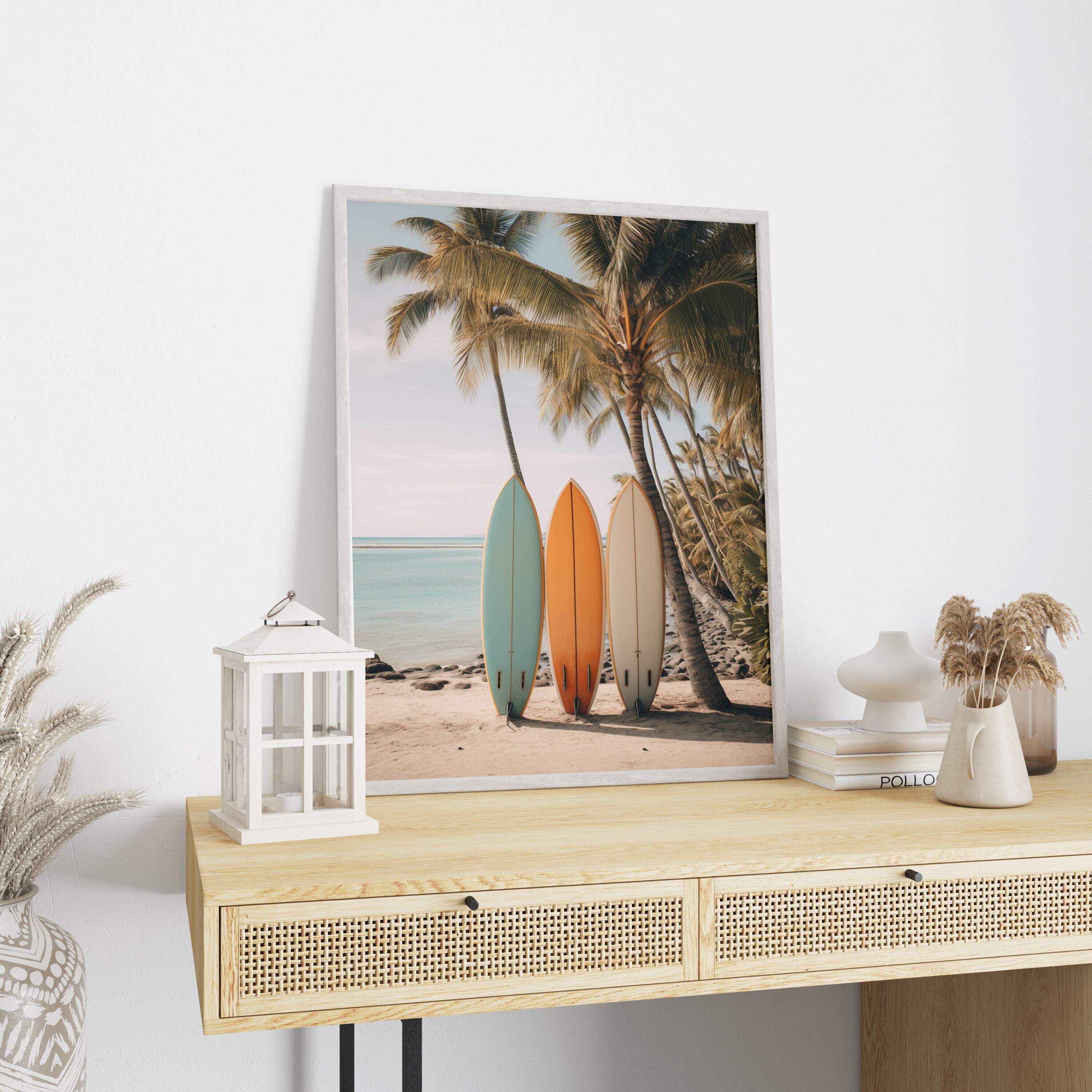 Surfboard Wall Art, Hawaii Printable Poster, Surfboard Art, Surfboard ...