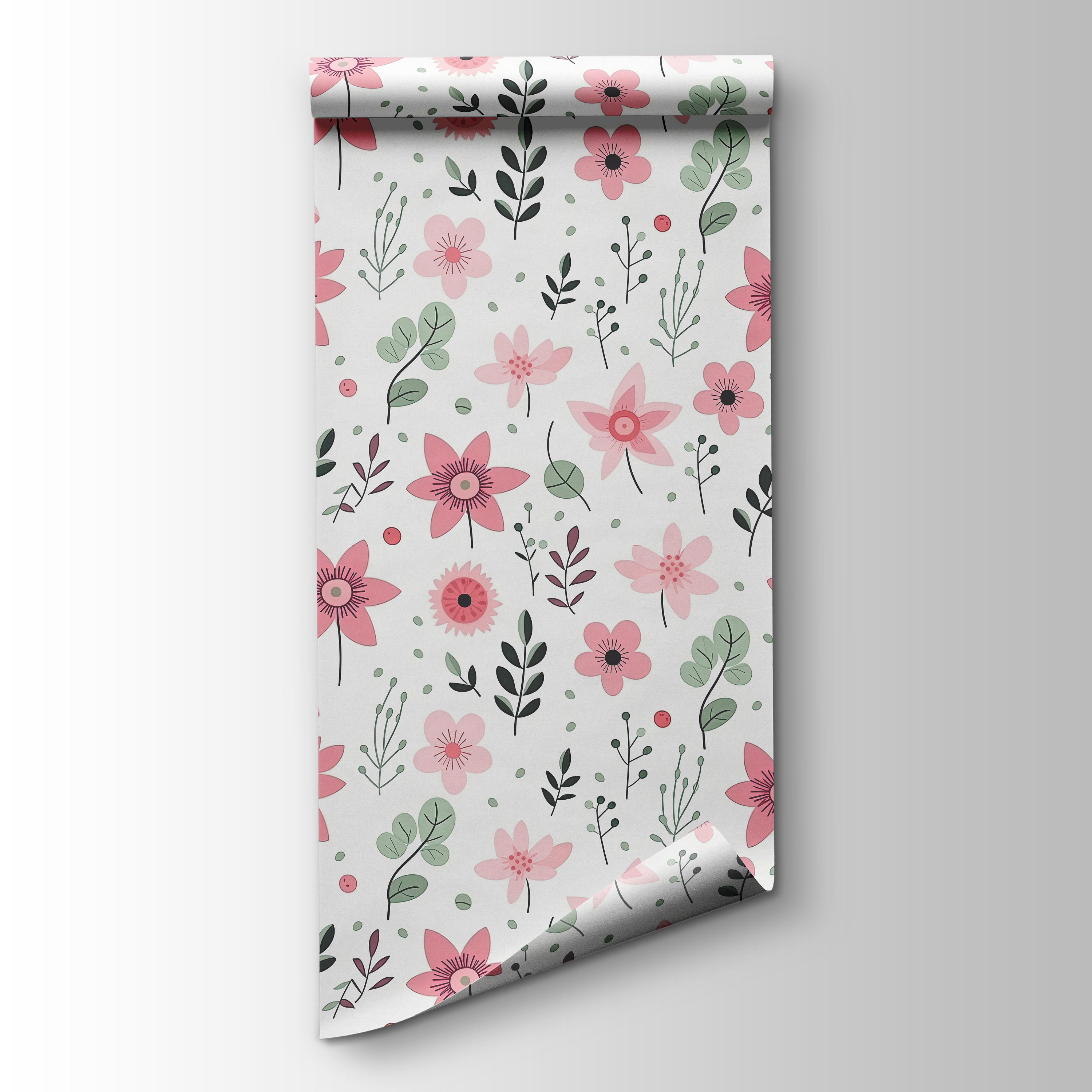 Floral Seamless Pattern, Digital Patterns, Digital Sewing Pattern ...