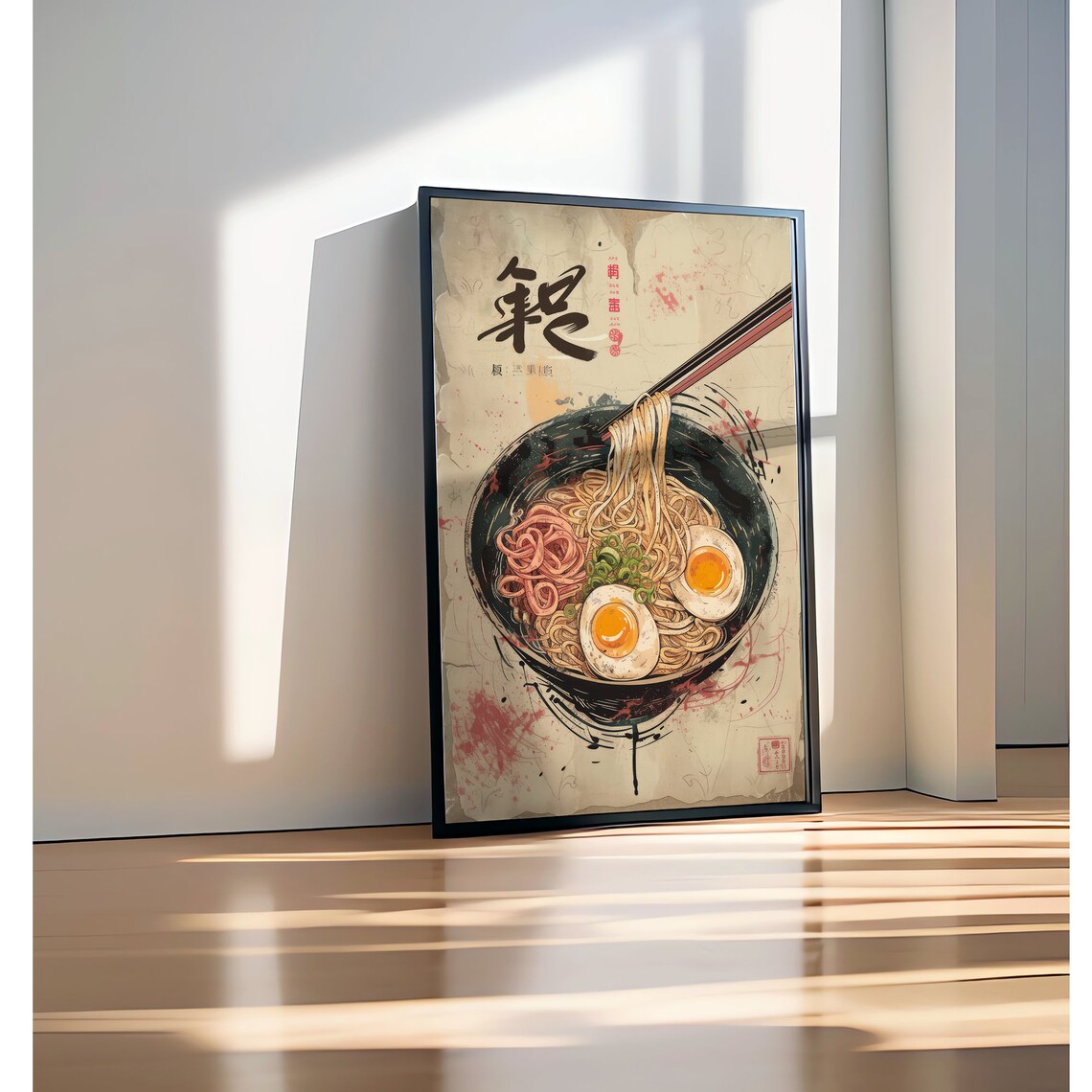 Ramen Poster, Japanese Poster, Ramen Wall Art, Japanese Print, Food ...
