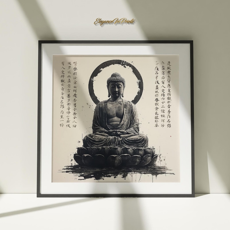 Buddha Art Print - Etsy