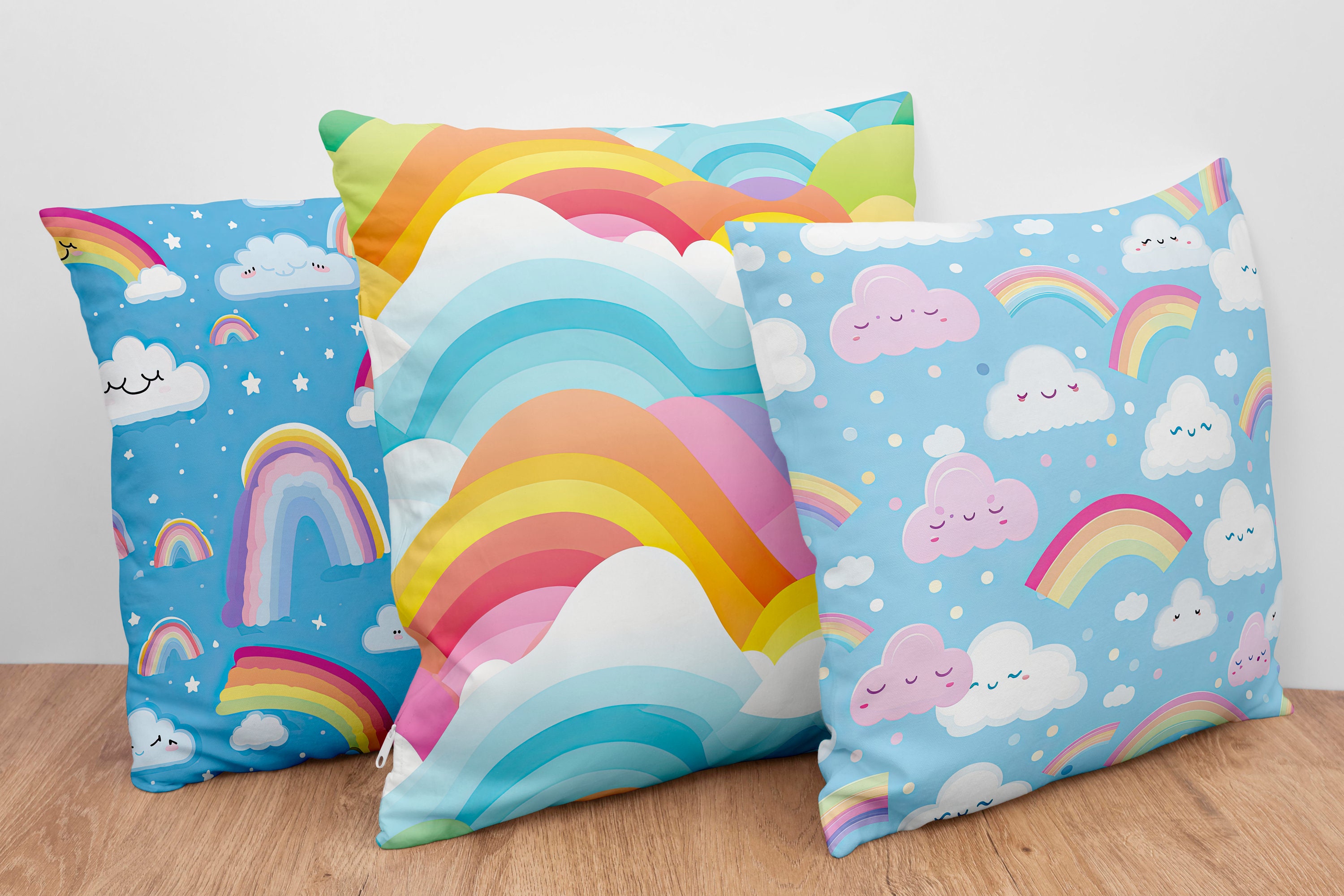 Rainbow Digital Paper | Rainbow Star Digital Paper | Rainbow Background ...