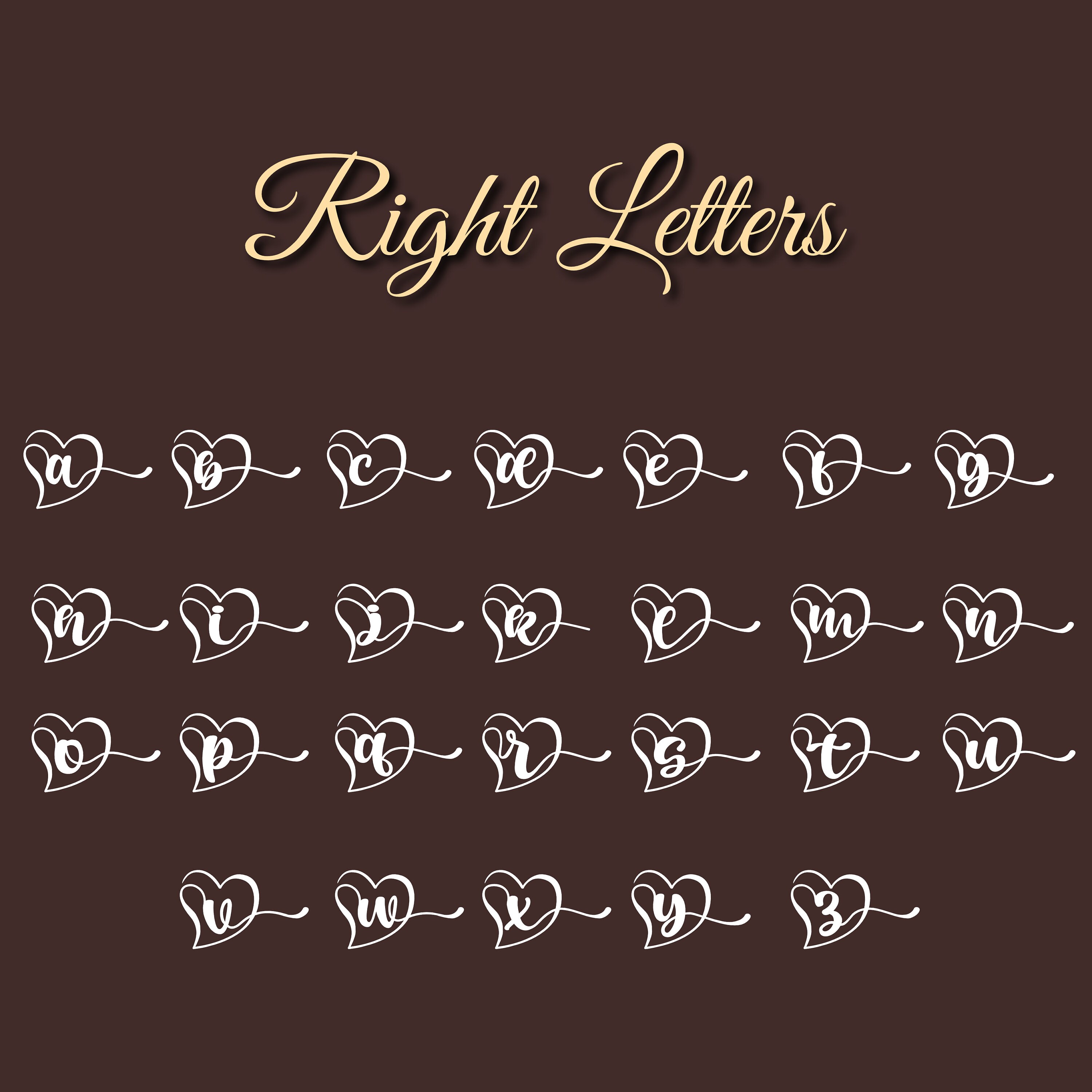 Love Monogram, Love Font Style, Love Font Symbol, Love Heart Font, Love ...