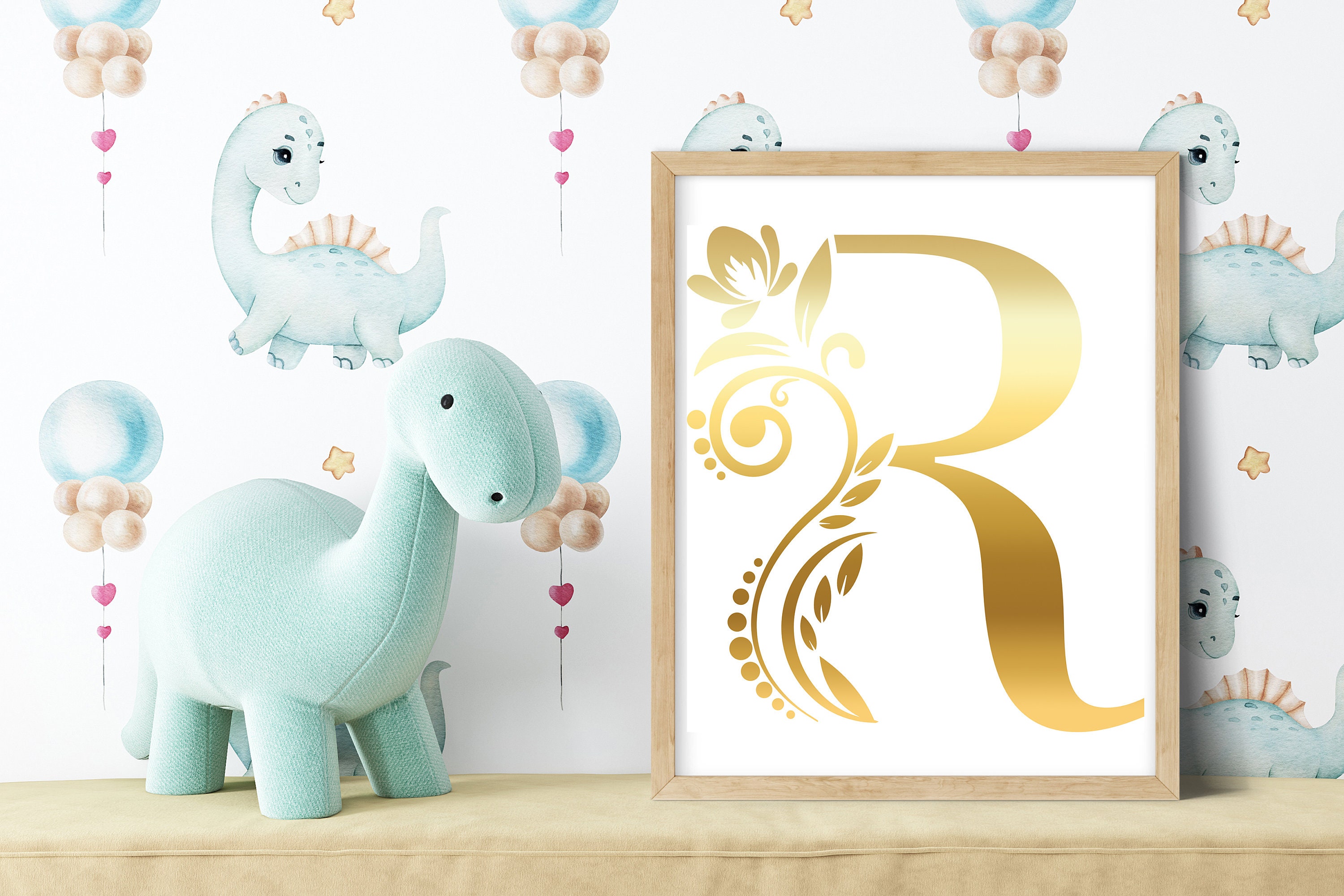 Floral Split Monogram | Floral Monogram Font | Floral Svg | Floral Svg ...