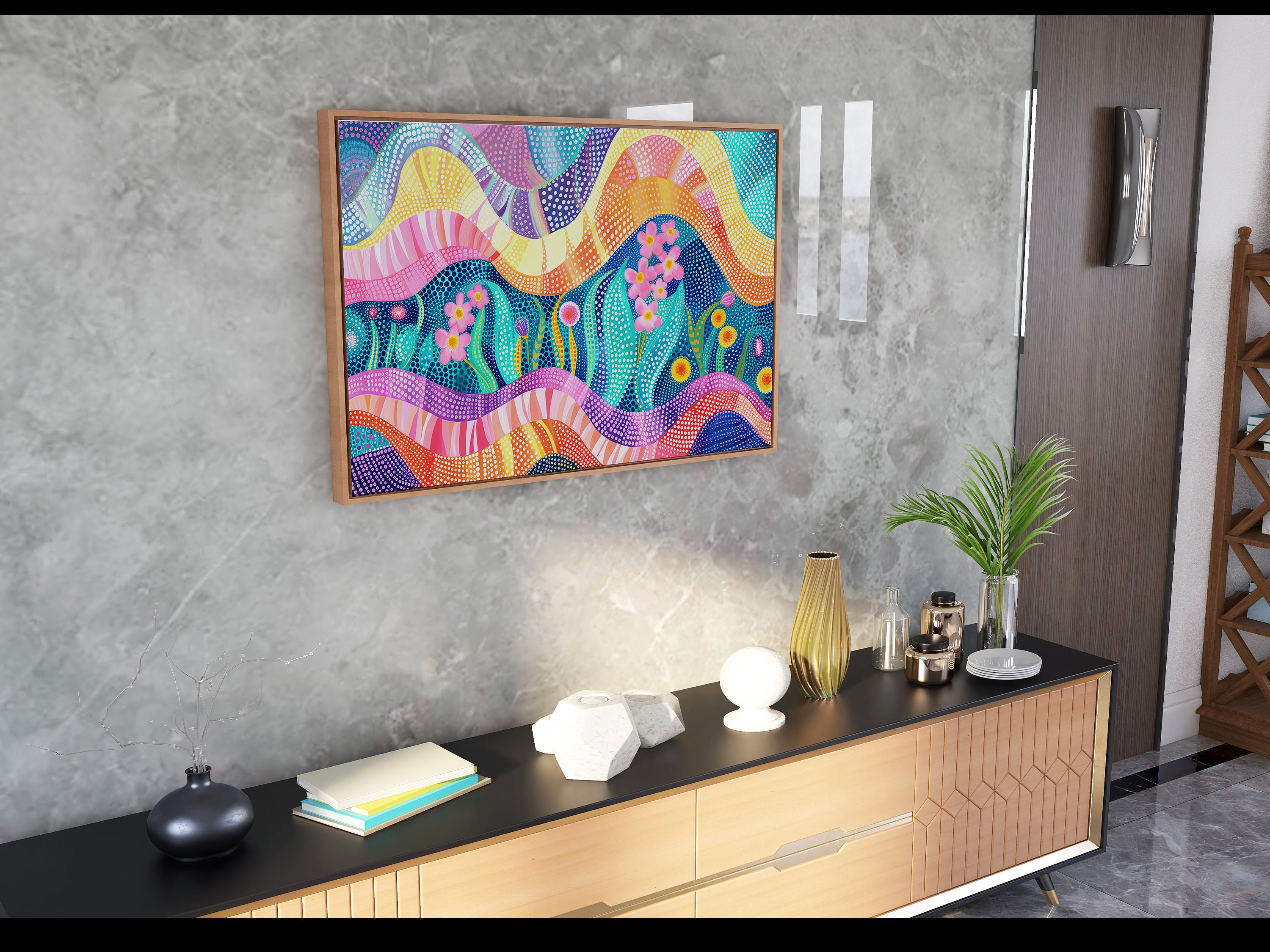 Aboriginal Wall Decor, Aboriginal Digital Art, Australian Aboriginal ...
