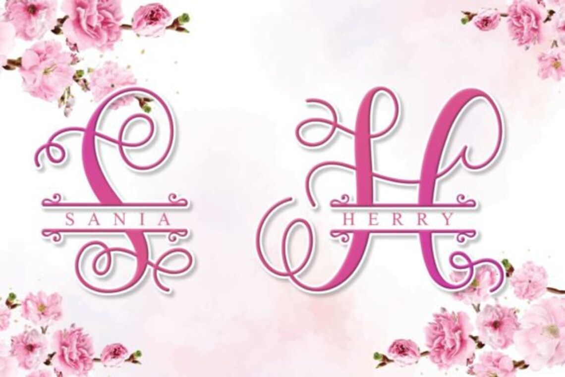 Elegant Monogram Font Elegant Svg Elegant Svg Bundle Elegant Alphabet ...