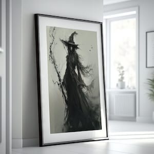 Witch Decor, Gothic Home Decor, Witch Poster, Witch Wall Art, Witch ...