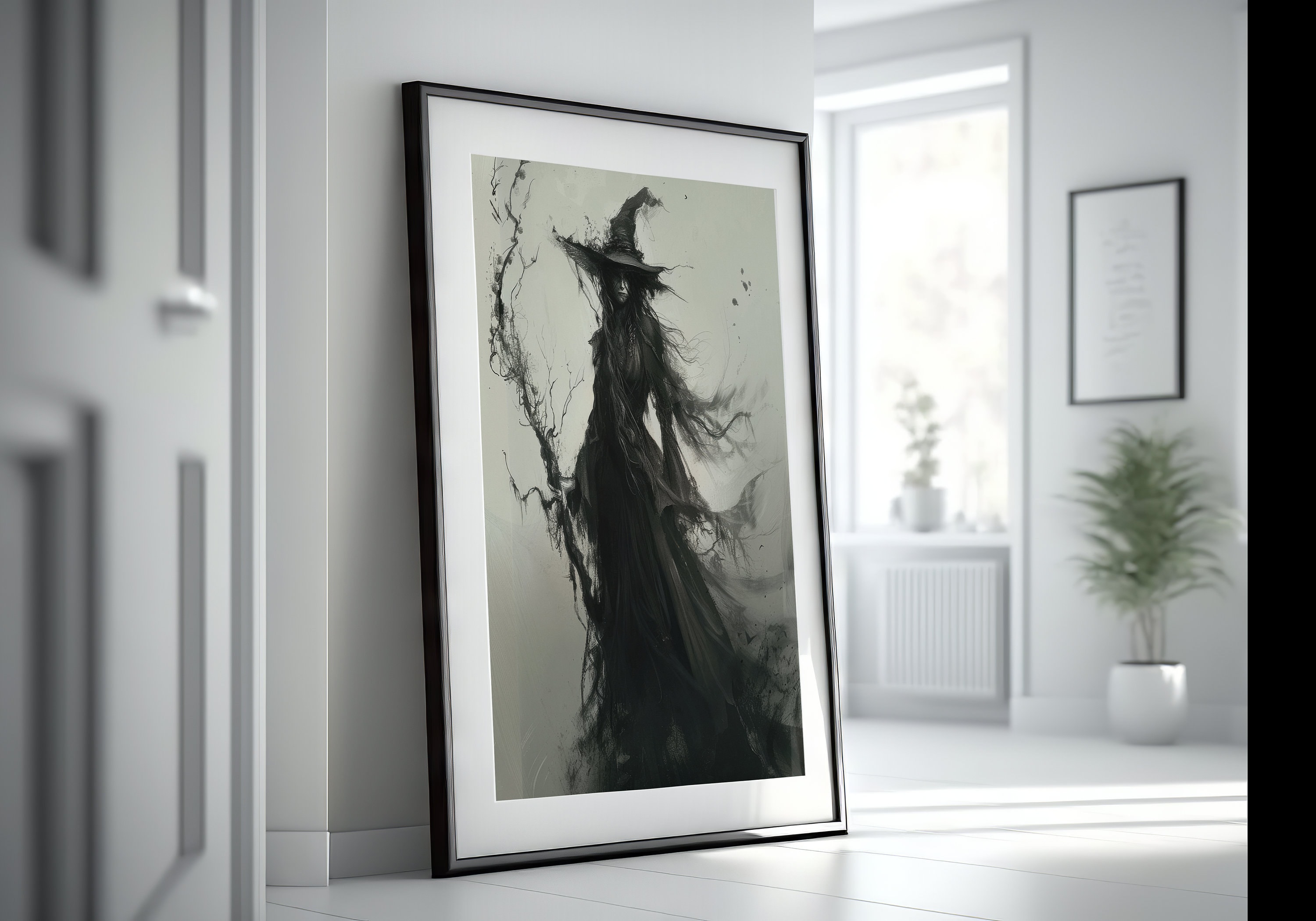 Witch Decor, Gothic Home Decor, Witch Poster, Witch Wall Art, Witch ...