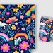 Rainbow Digital Paper | Rainbow Star Digital Paper | Rainbow Background ...
