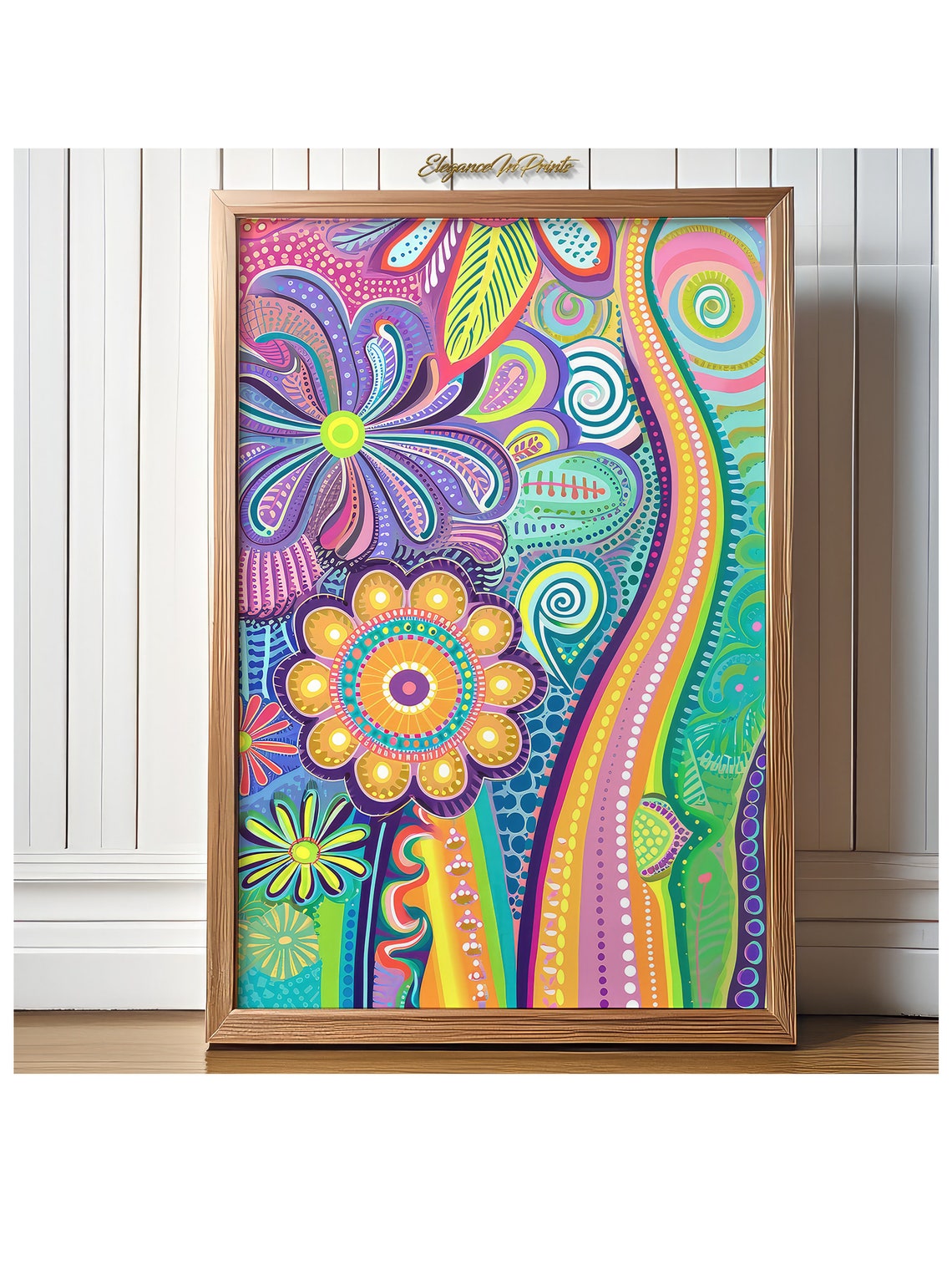 Aboriginal Wall Decor, Aboriginal Digital Art, Australian Aboriginal ...