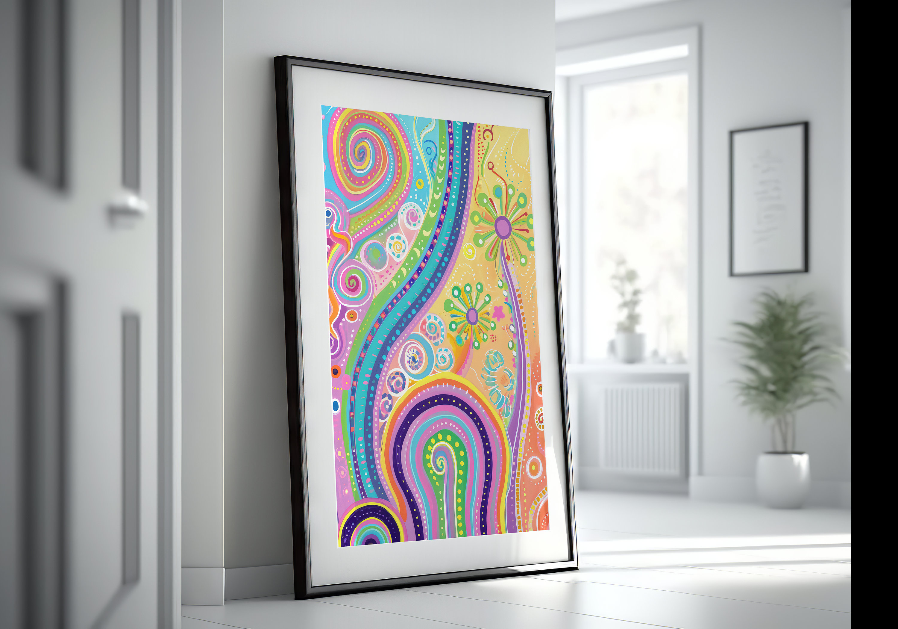Aboriginal Wall Decor, Aboriginal Digital Art, Australian Aboriginal ...