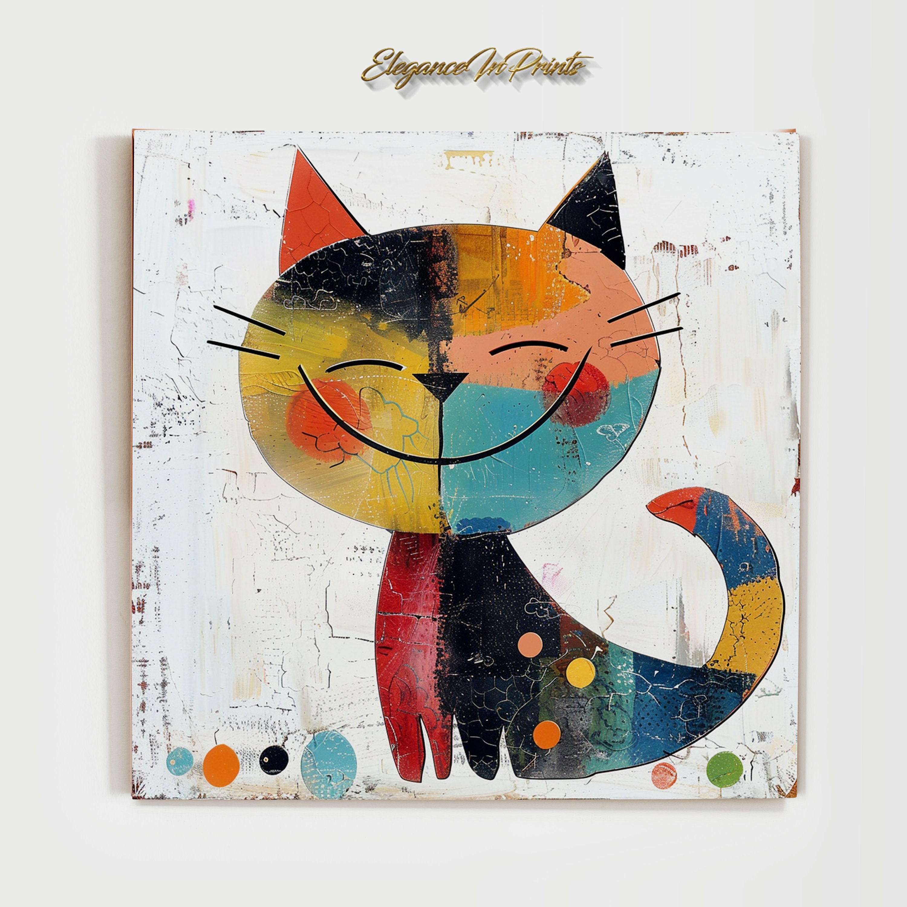 Cat Art Print, Cat Print, Cat Wall Art, Cat Wall Decor, Cat Wall ...