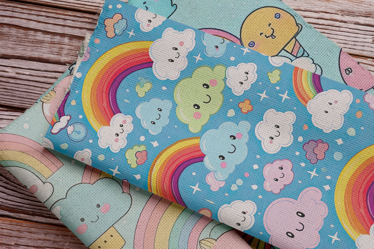 Rainbow Digital Paper Rainbow Star Digital Paper Rainbow Background ...