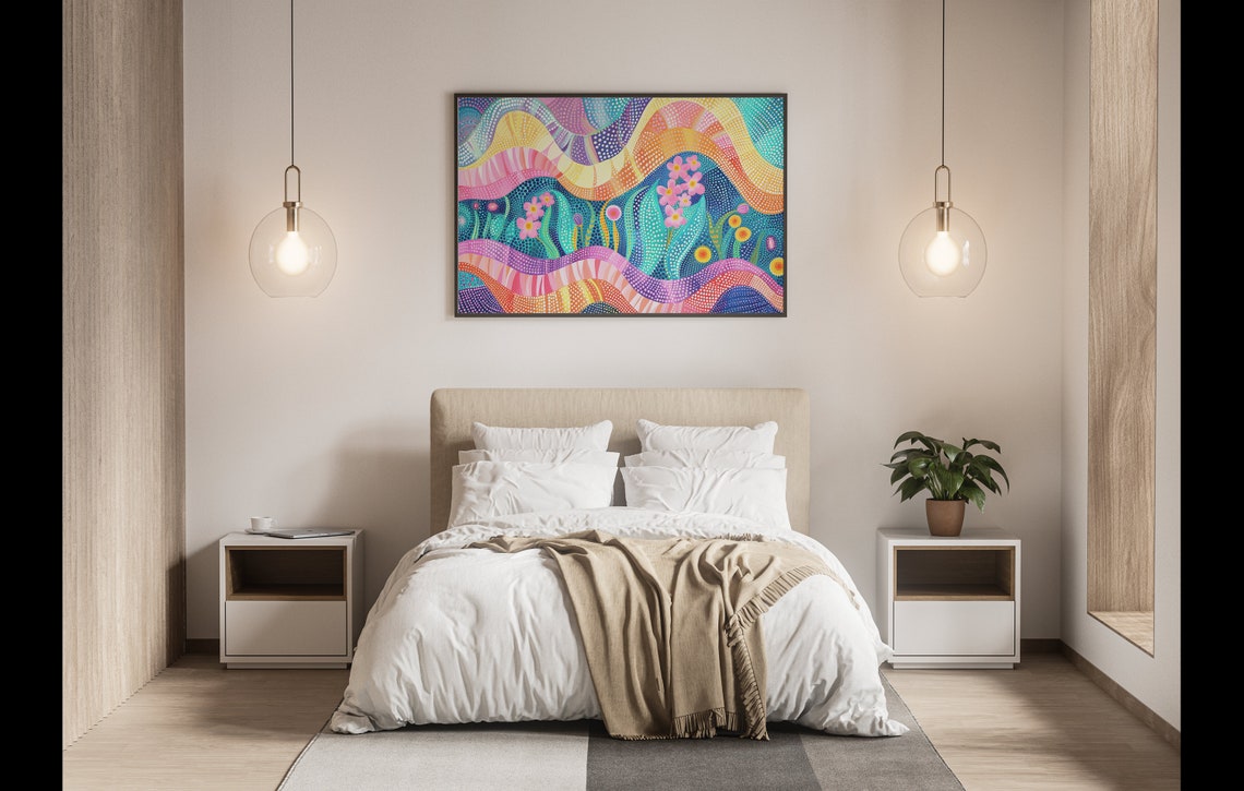 Aboriginal Wall Decor, Aboriginal Digital Art, Australian Aboriginal ...