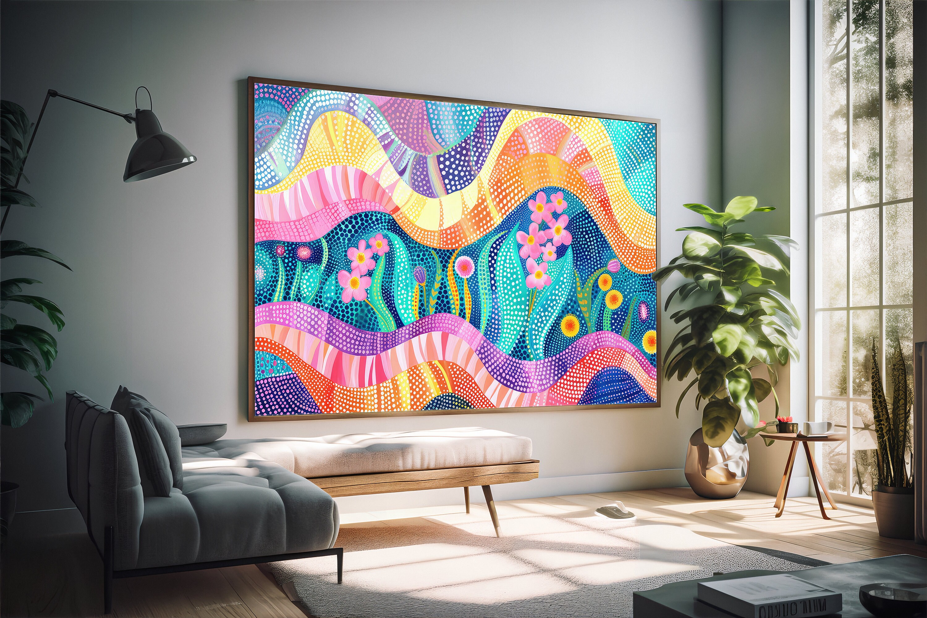 Aboriginal Wall Decor, Aboriginal Digital Art, Australian Aboriginal ...