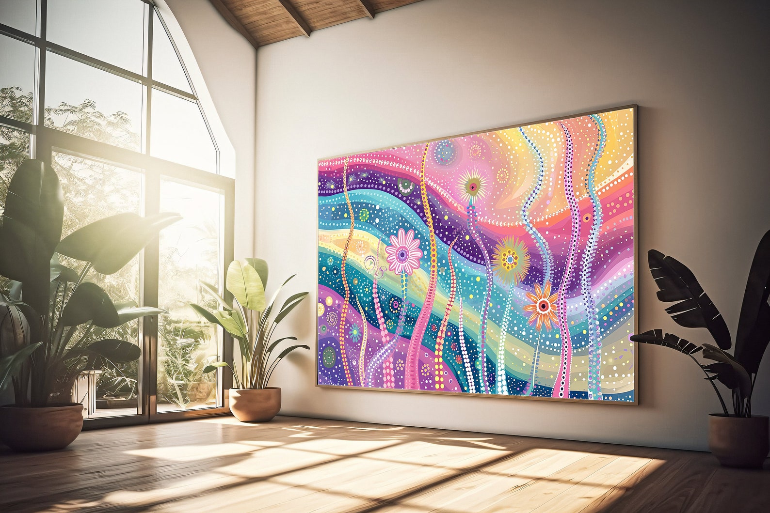 Aboriginal Wall Decor, Aboriginal Digital Art, Australian Aboriginal ...