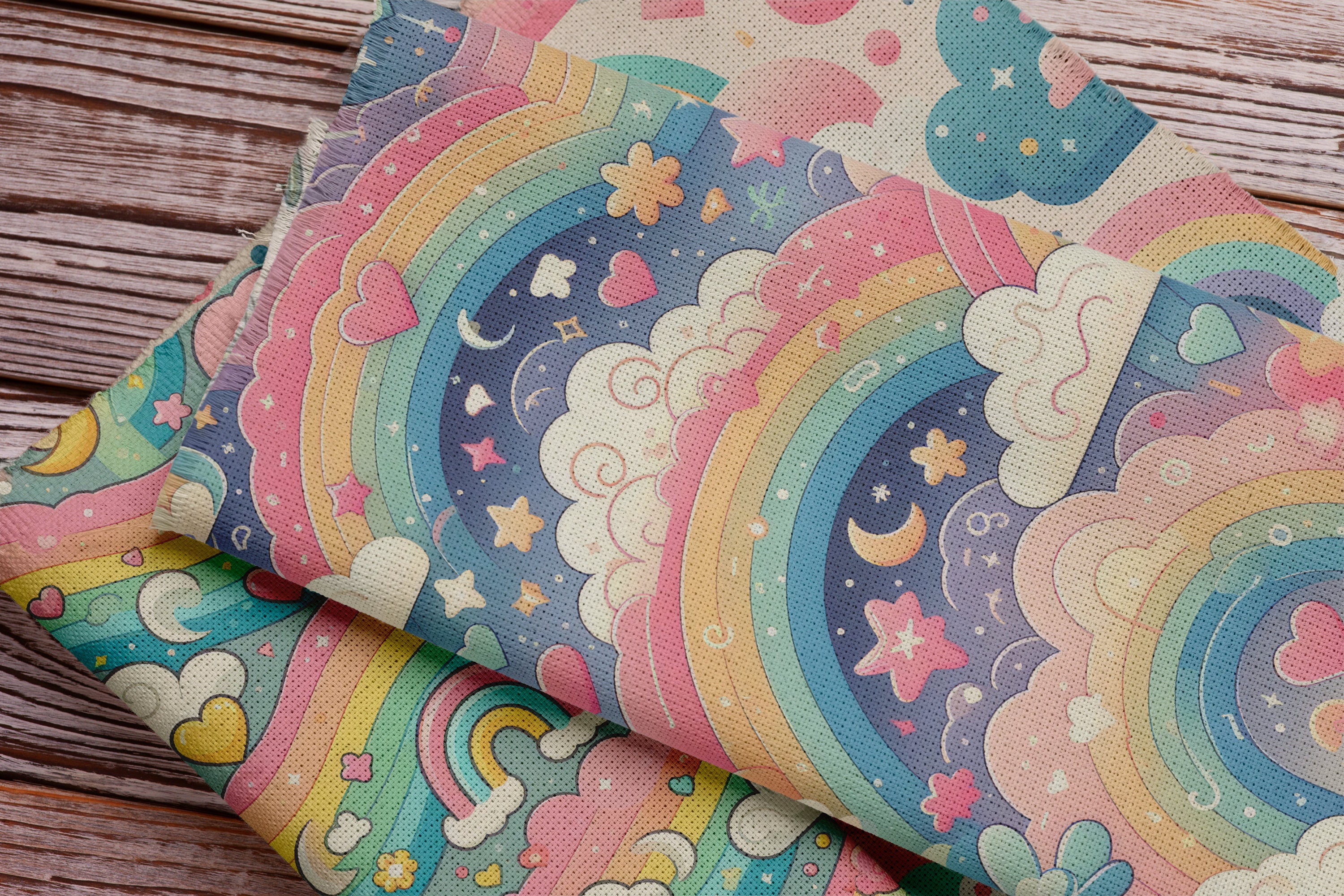 Rainbow Digital Paper, Rainbow Star Digital Paper, Rainbow Background ...