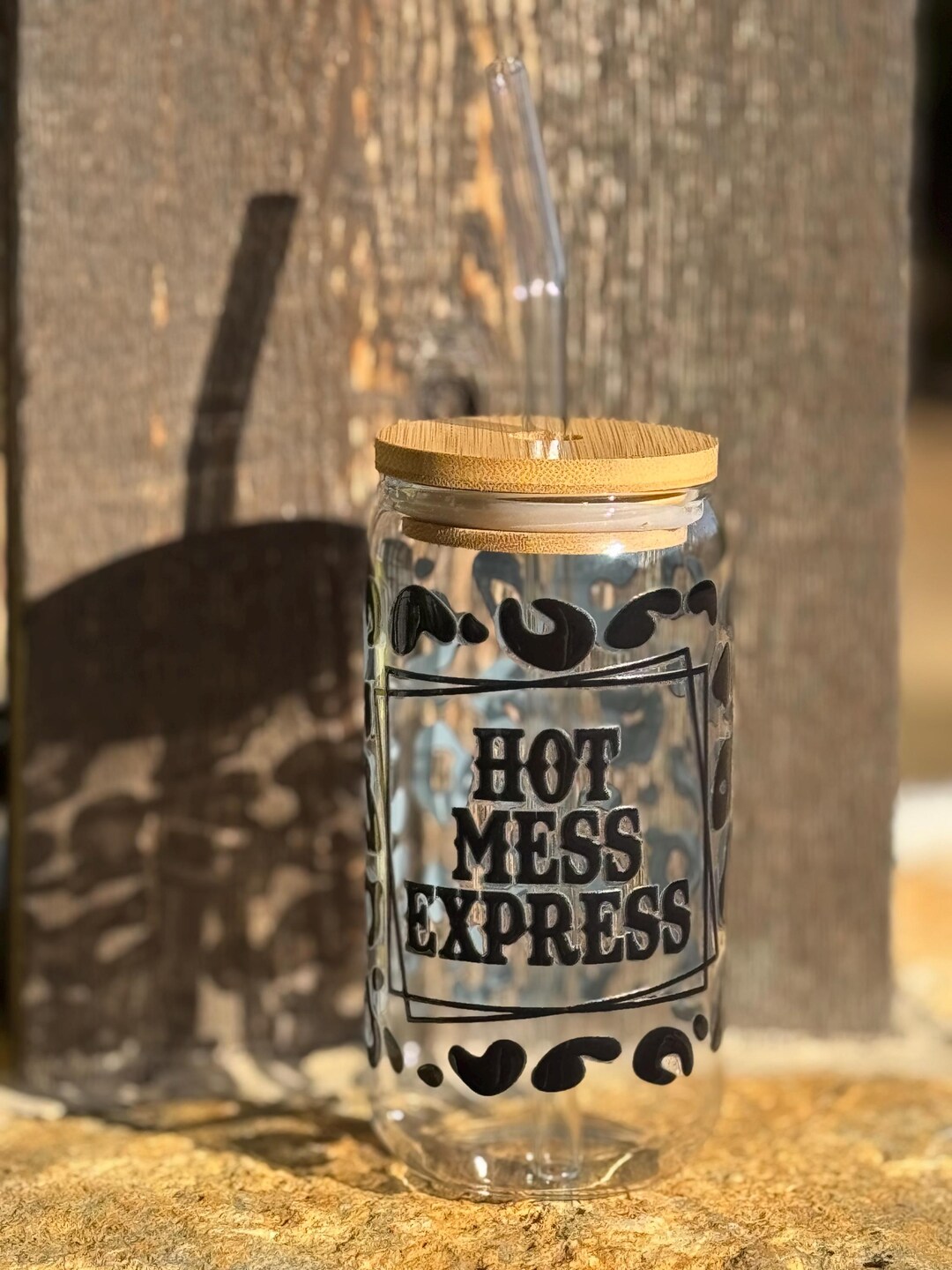 Hot Mess Express, Glass Libby Cup, Libby Cup - Etsy