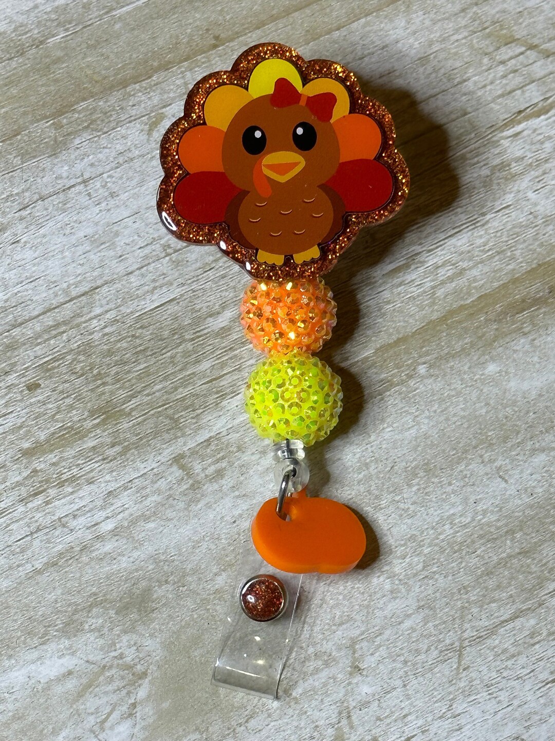 Turkey - Burgundy Feather Badge Reel - Etsy