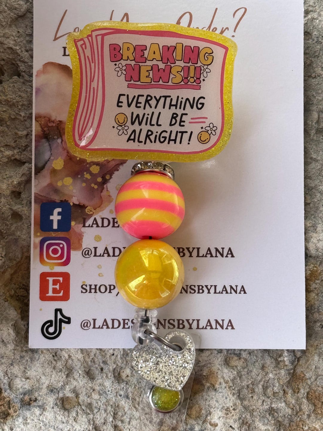 Breaking News Badge Reel, Newspaper Badge Reel, Bright Badge Reel ...