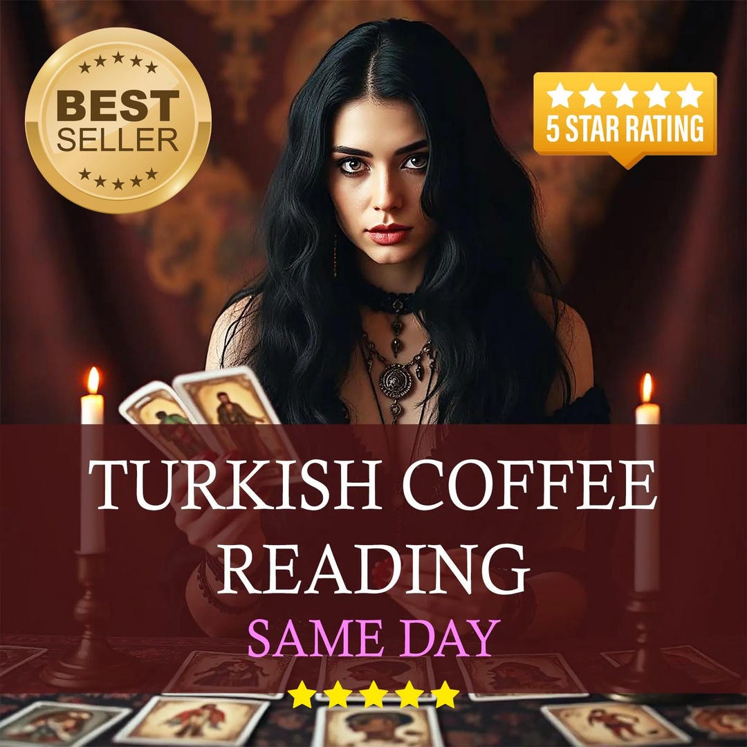 Turkish Coffee Cup Reading, Same Day Reading, Fortune Teller, Coffee ...