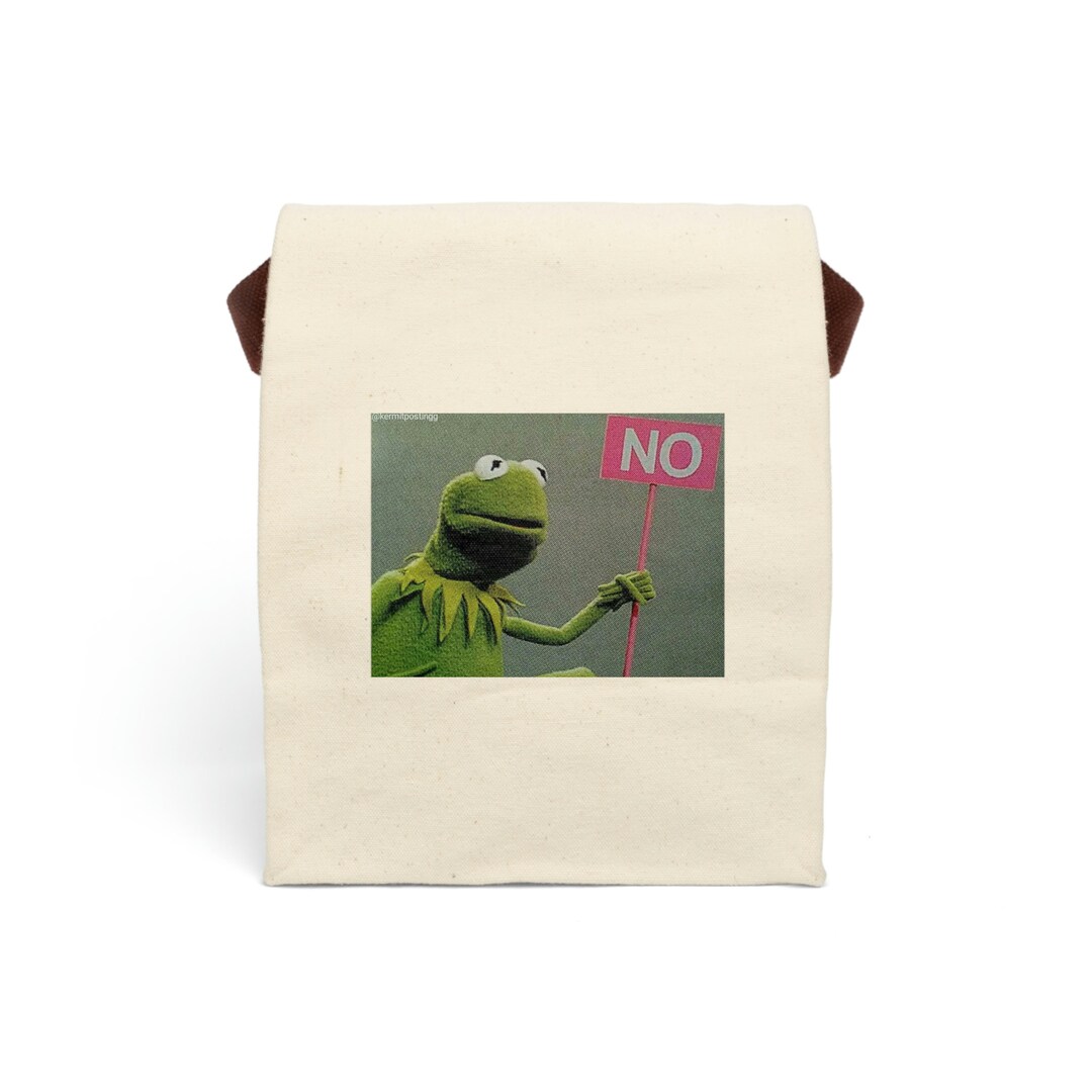 Kermit the Frog Lunch Bag With Strap - Etsy