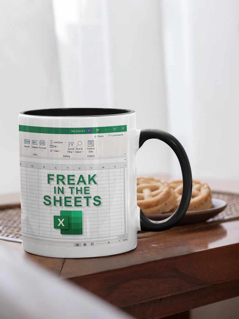 Freak in the Sheets Mug | Excel Coffee Cup Gift - Etsy