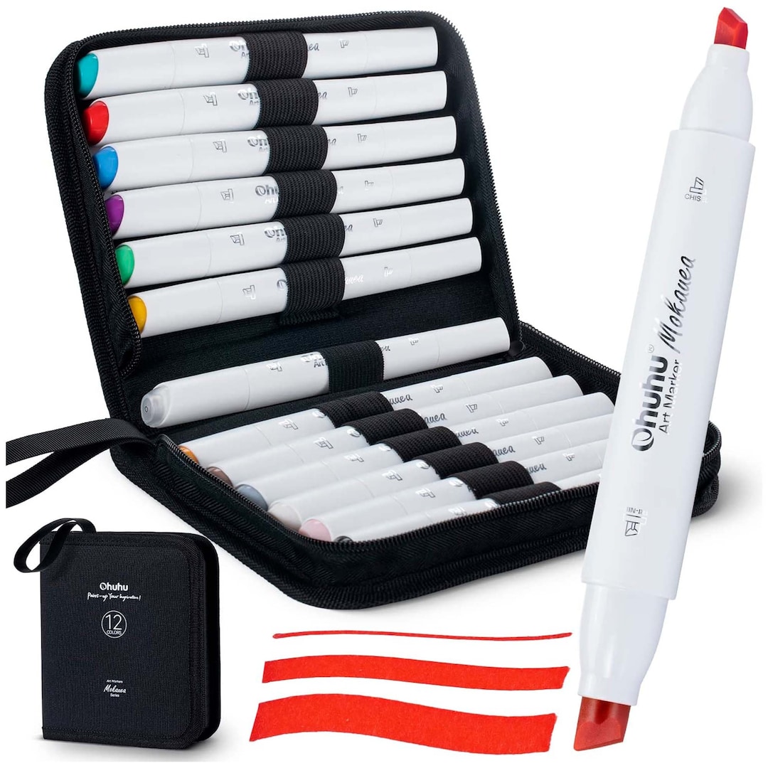 Double Tipped Alcohol Markers Art Marker Set - Etsy