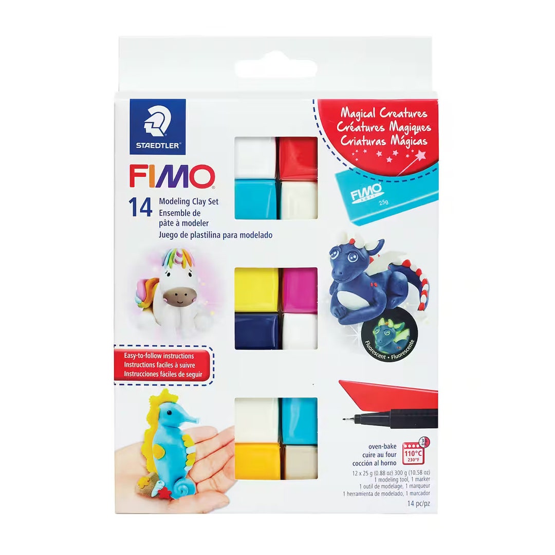 Staedtler FIMO Magical Creatures Modeling Clay Set - Etsy