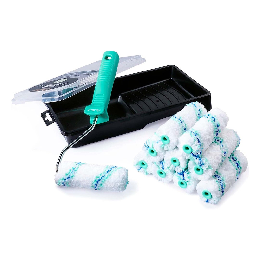 12PC Small Paint Roller Tray Set - Etsy