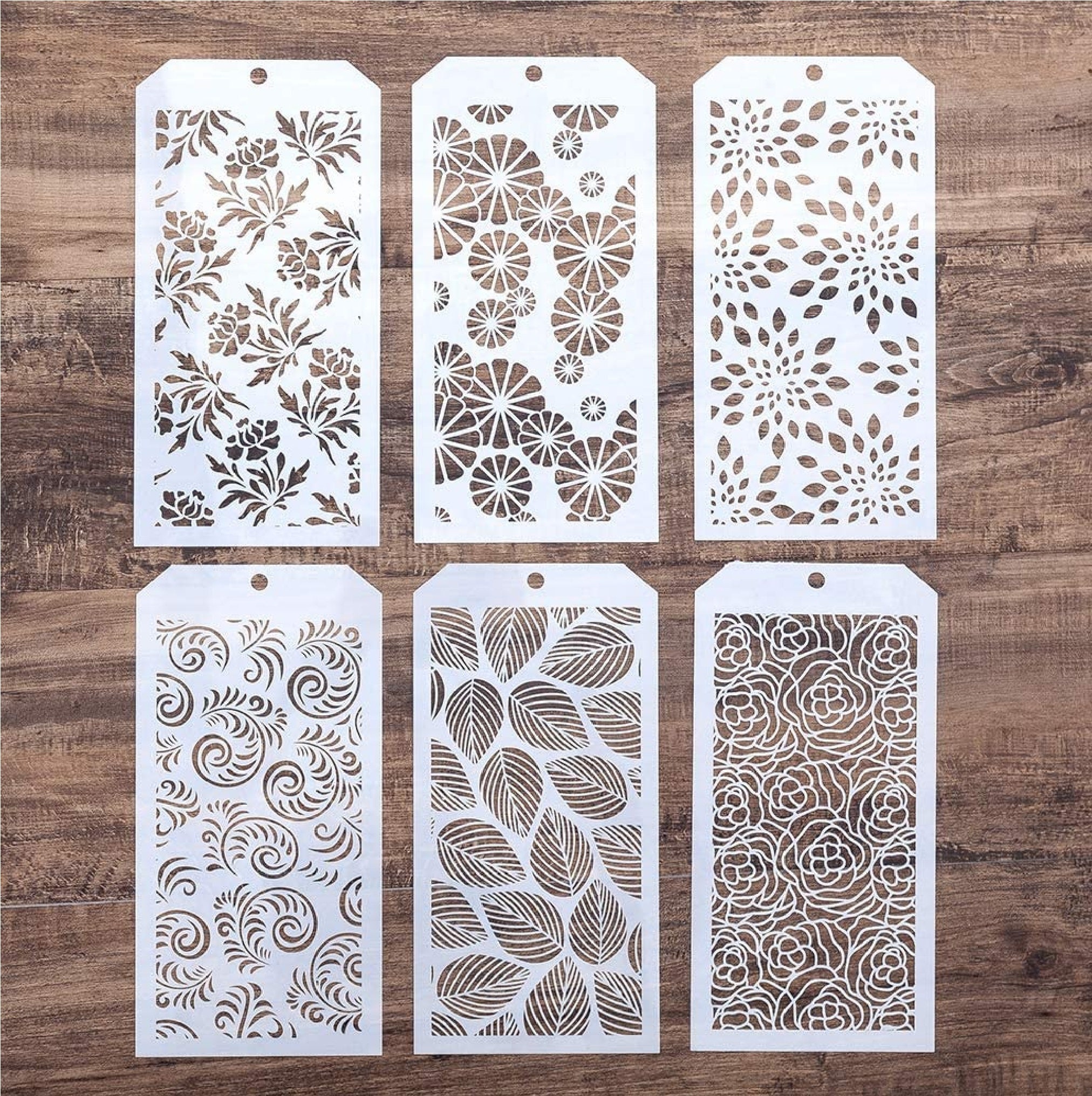 DIY Decorative Stencil Template for Scrapbooking Painting on - Etsy