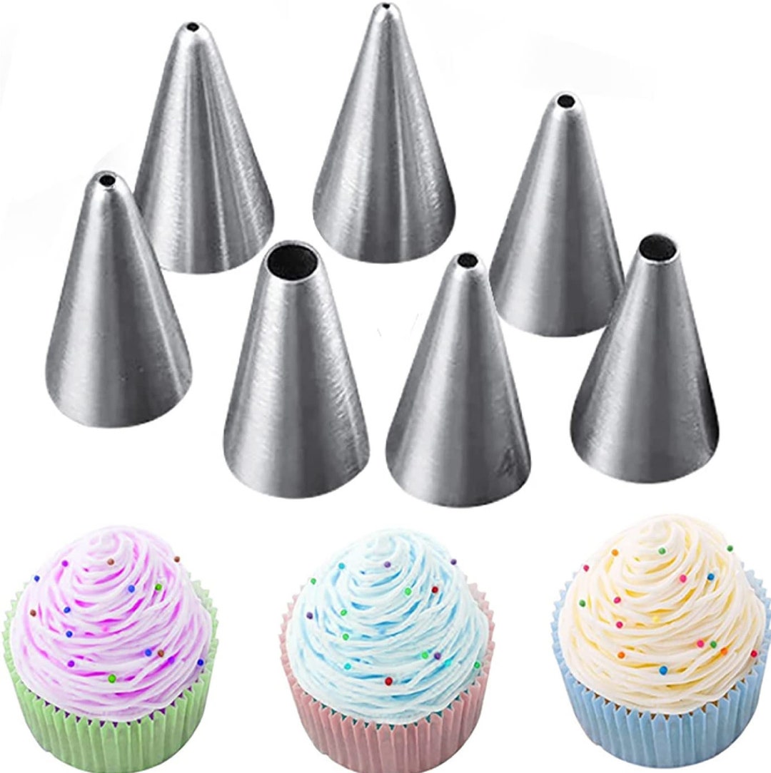 Round Hole Russian Piping Nozzles Set,stainless Steel Pastry Tips ...