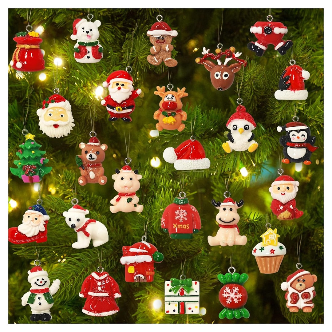 Mini Christmas Ornaments for Mini Tree Decorations Small Christmas ...
