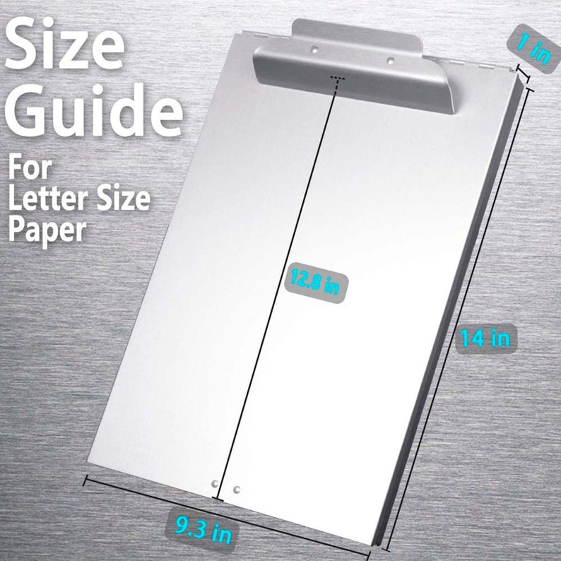 Metal Clipboard With Storage Letter Size Aluminum Clipboards - Etsy