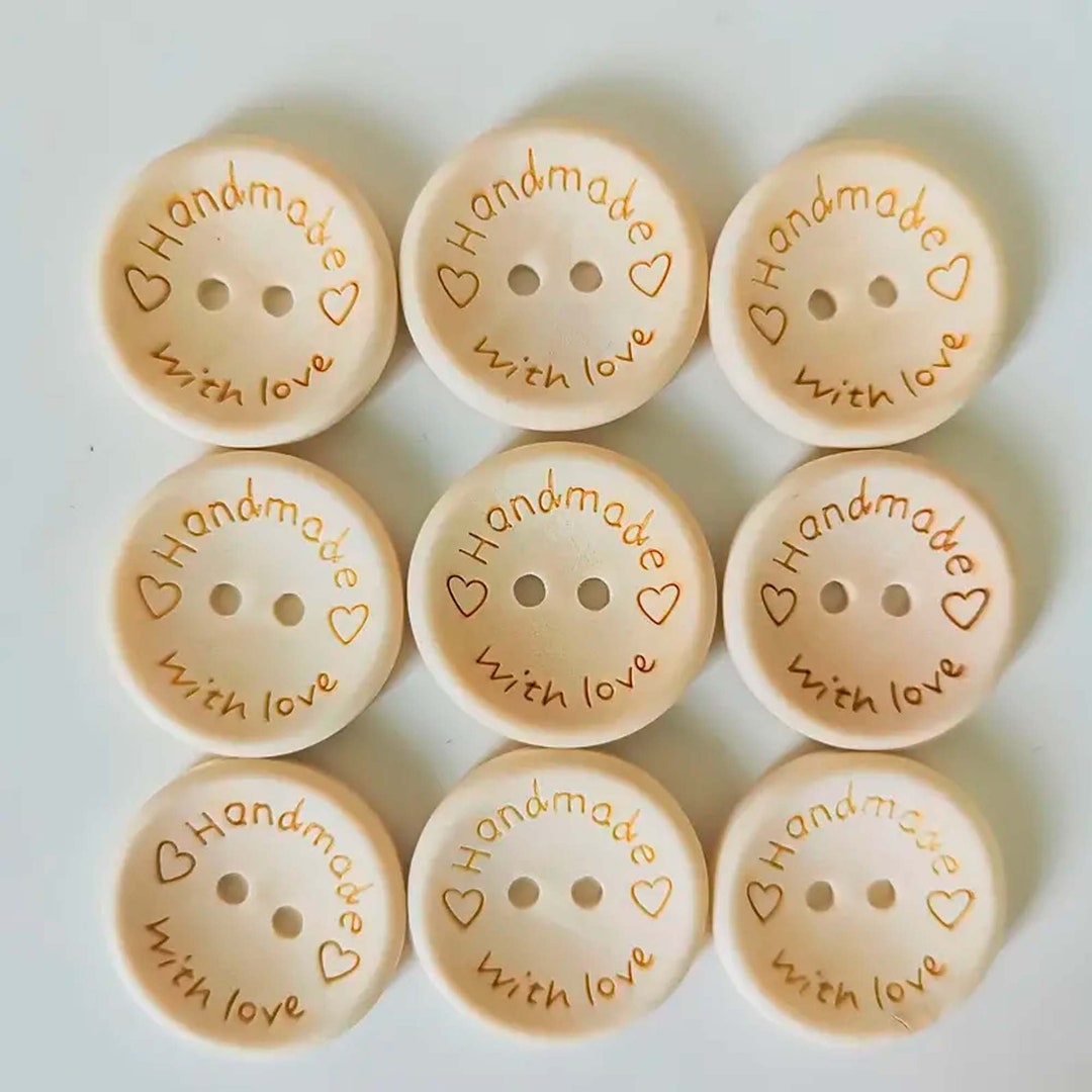 100pcs Buttons With 2 Holes - Etsy