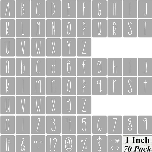4 Inch Letter Stencils for Wood Signs - Etsy