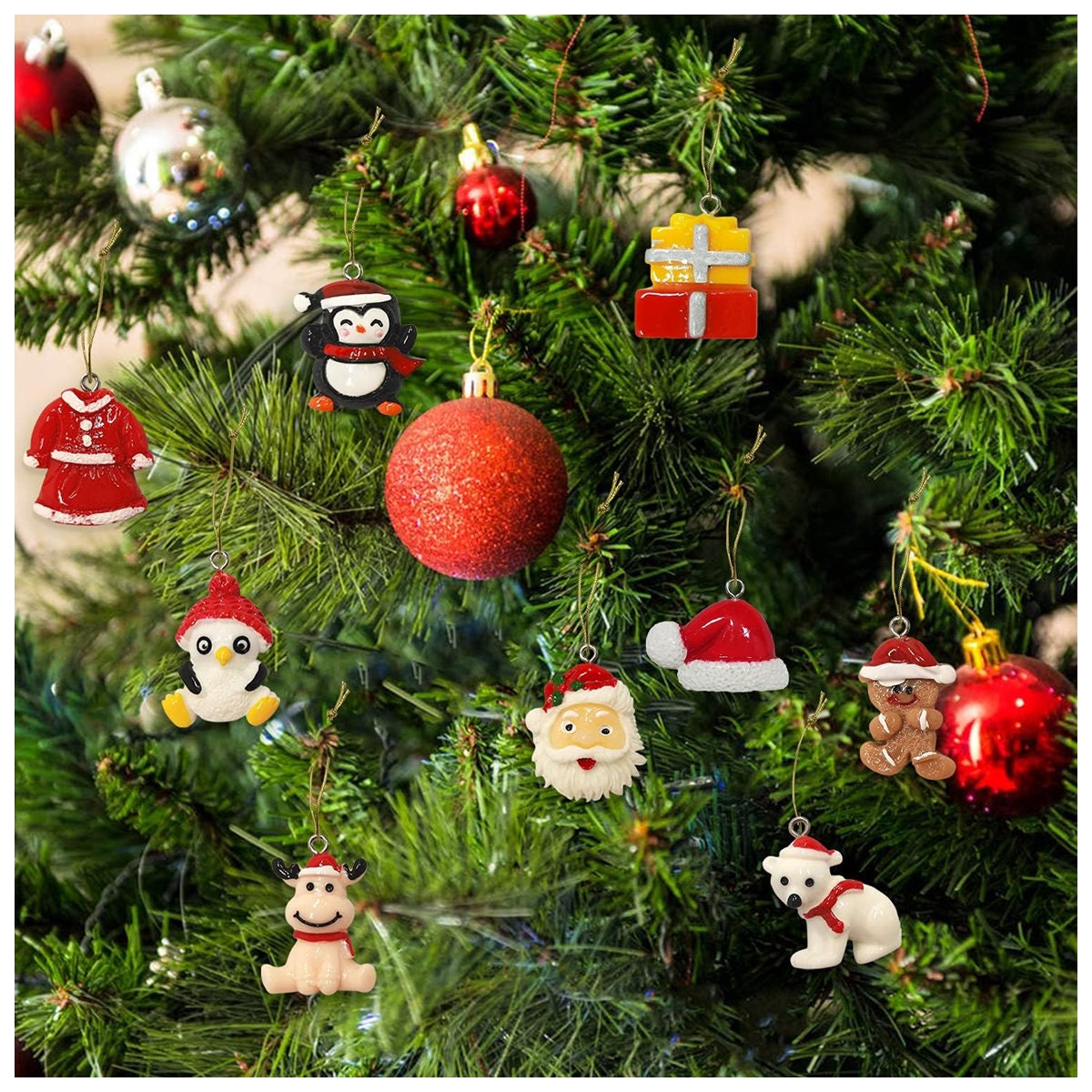 Mini Christmas Ornaments for Mini Tree Decorations Small Christmas ...