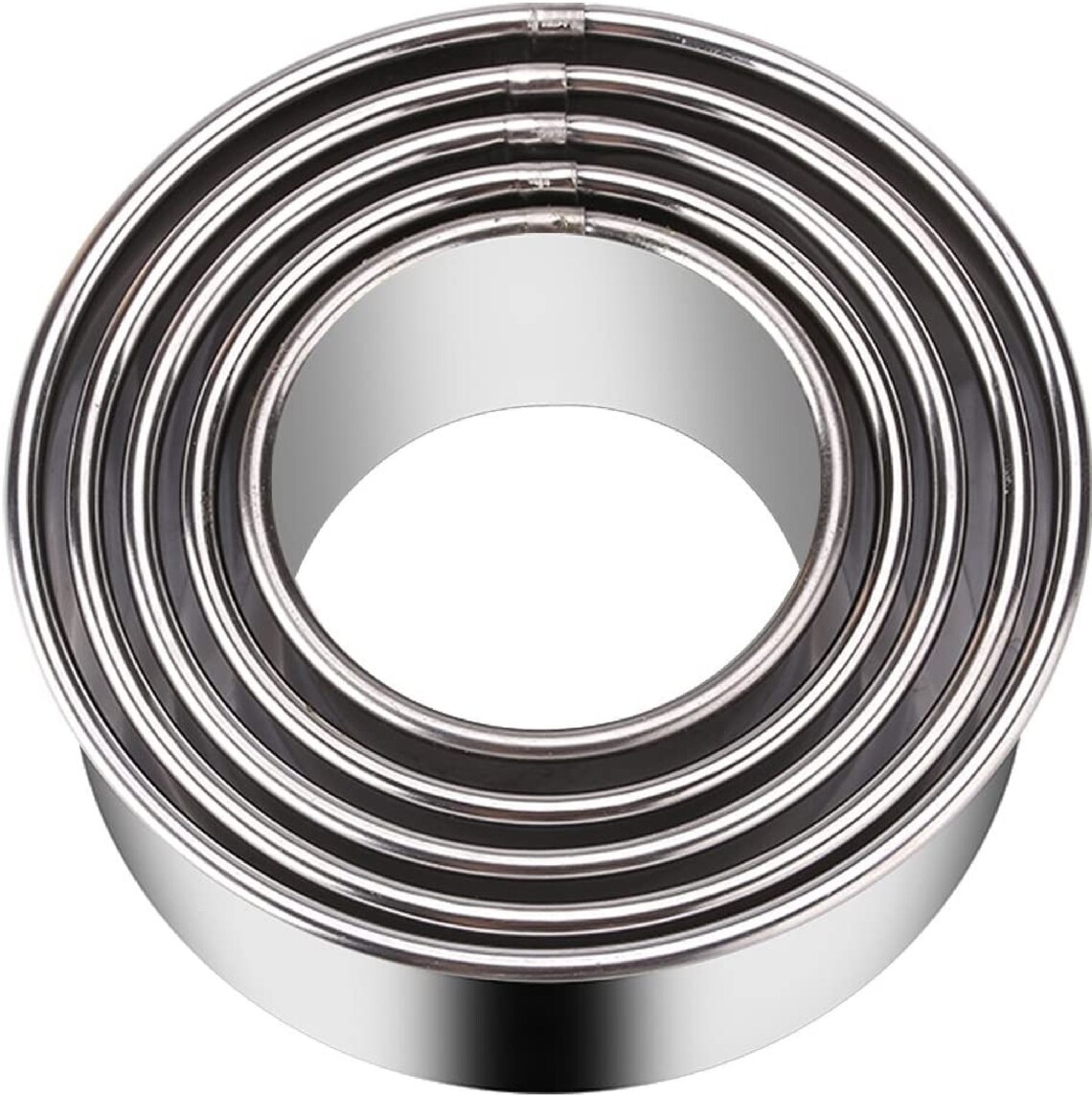 Stainless Steel Round Cookie Cutter ,pieces Big Size Circle Pastry ...