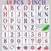 Letter Stencils Symbol Number Craft Stencils, 48 Pcs Reusable Alphabet ...