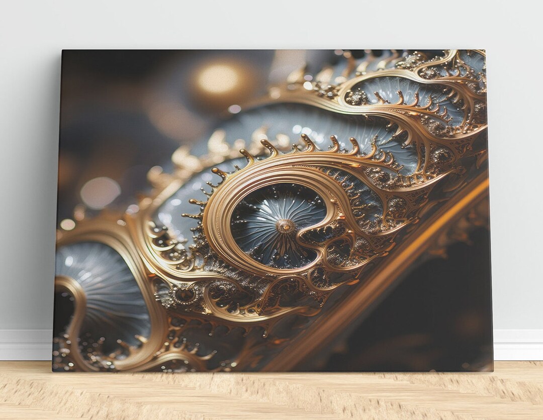 Ferro Art, Luxury, Black, Gold, Blue, Digital Download, Digital Wall ...