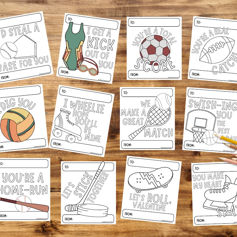 Sports Valentine - Etsy