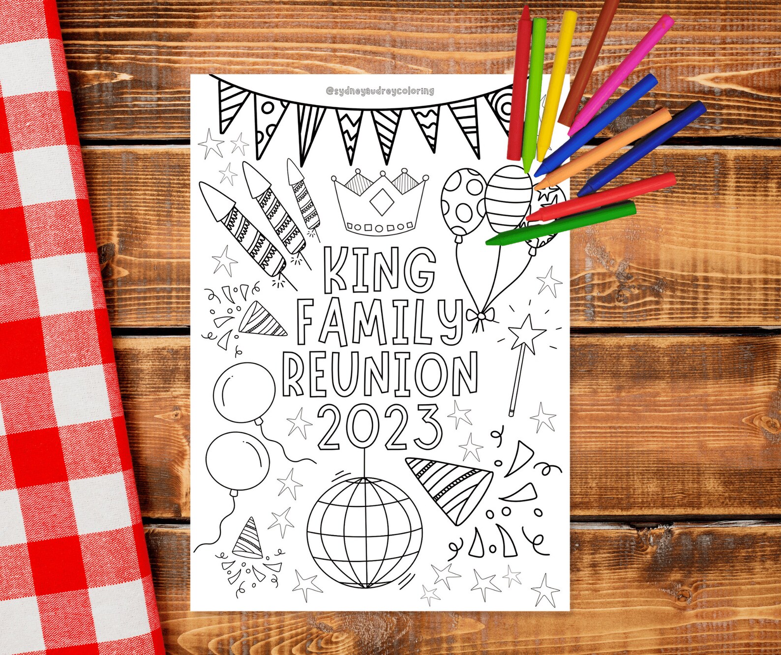 Custom Coloring Pages Set of 3 Personalized Coloring Printable for Your ...