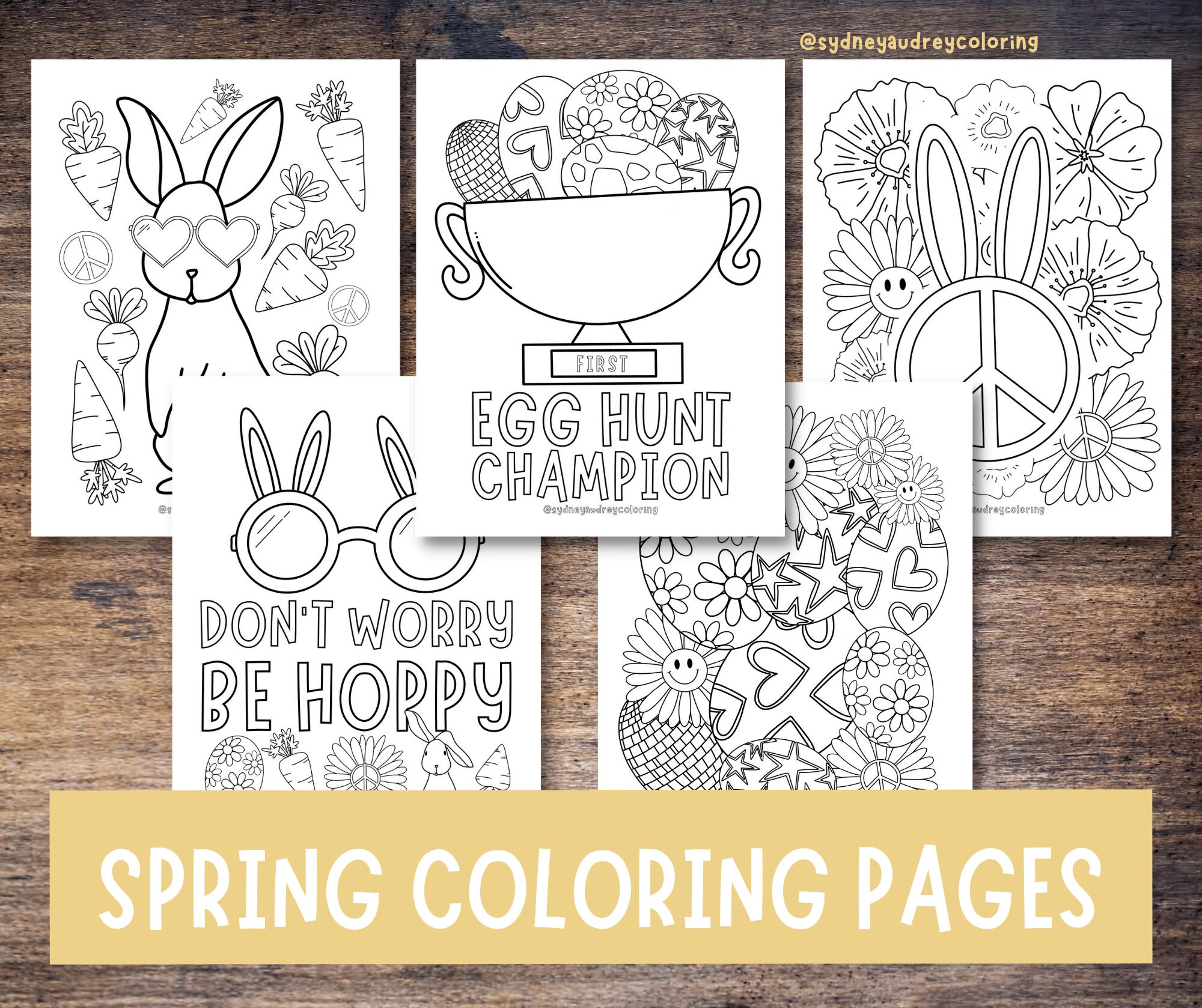 Spring Time Coloring Sheets